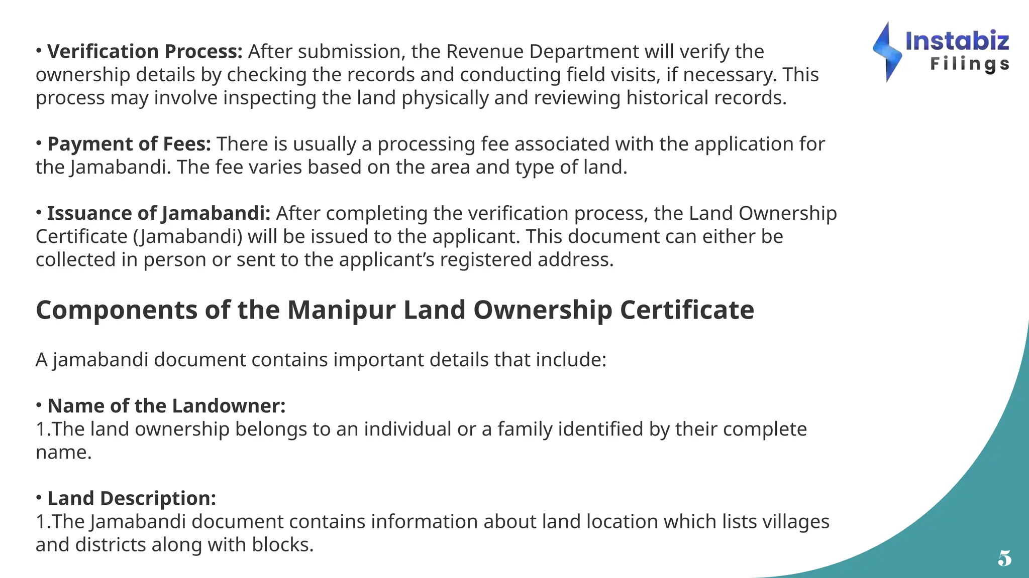 Manipur Land Ownership Certificate Guide | PPTX