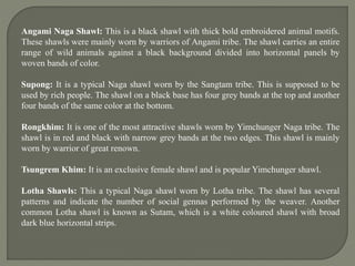 Manipur shawls | PPT