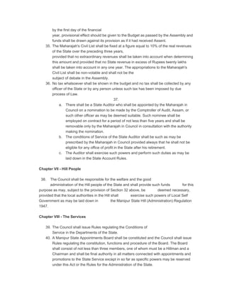 Manipur state constitution_act_1947 | PDF