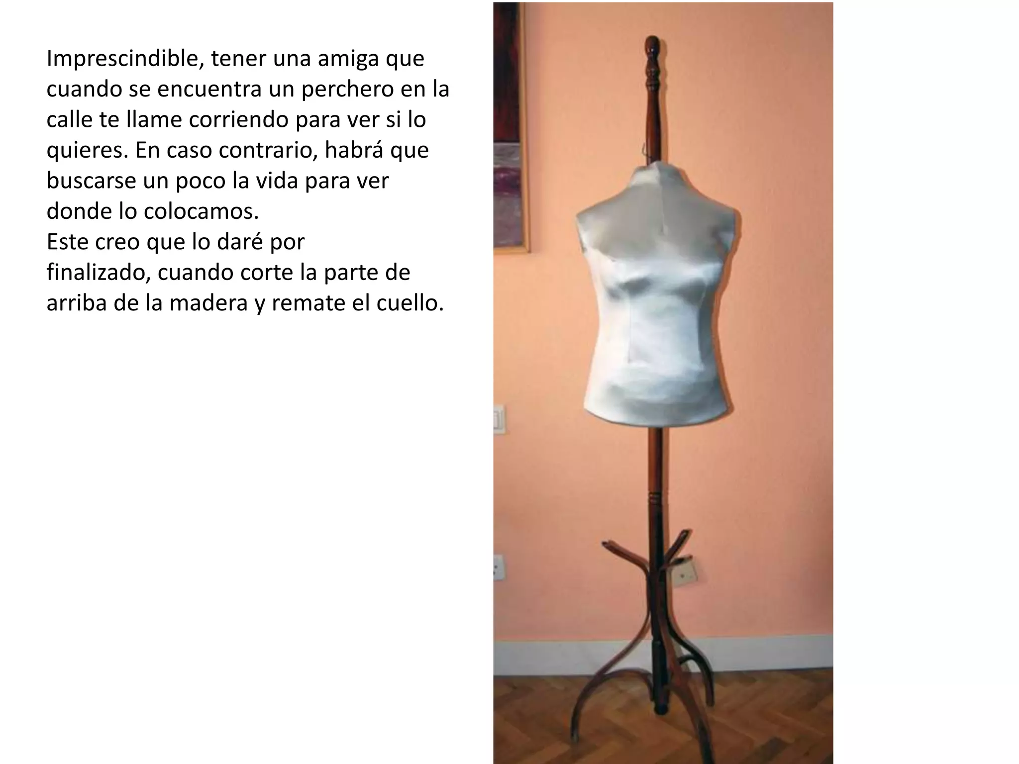 Tutorial para hacer un maniquí. | PPT