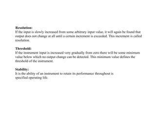 CHARACTERISTICS OF INSTRUMENTATION,STRAIN GAUGE,DIFFERENTIATE ...
