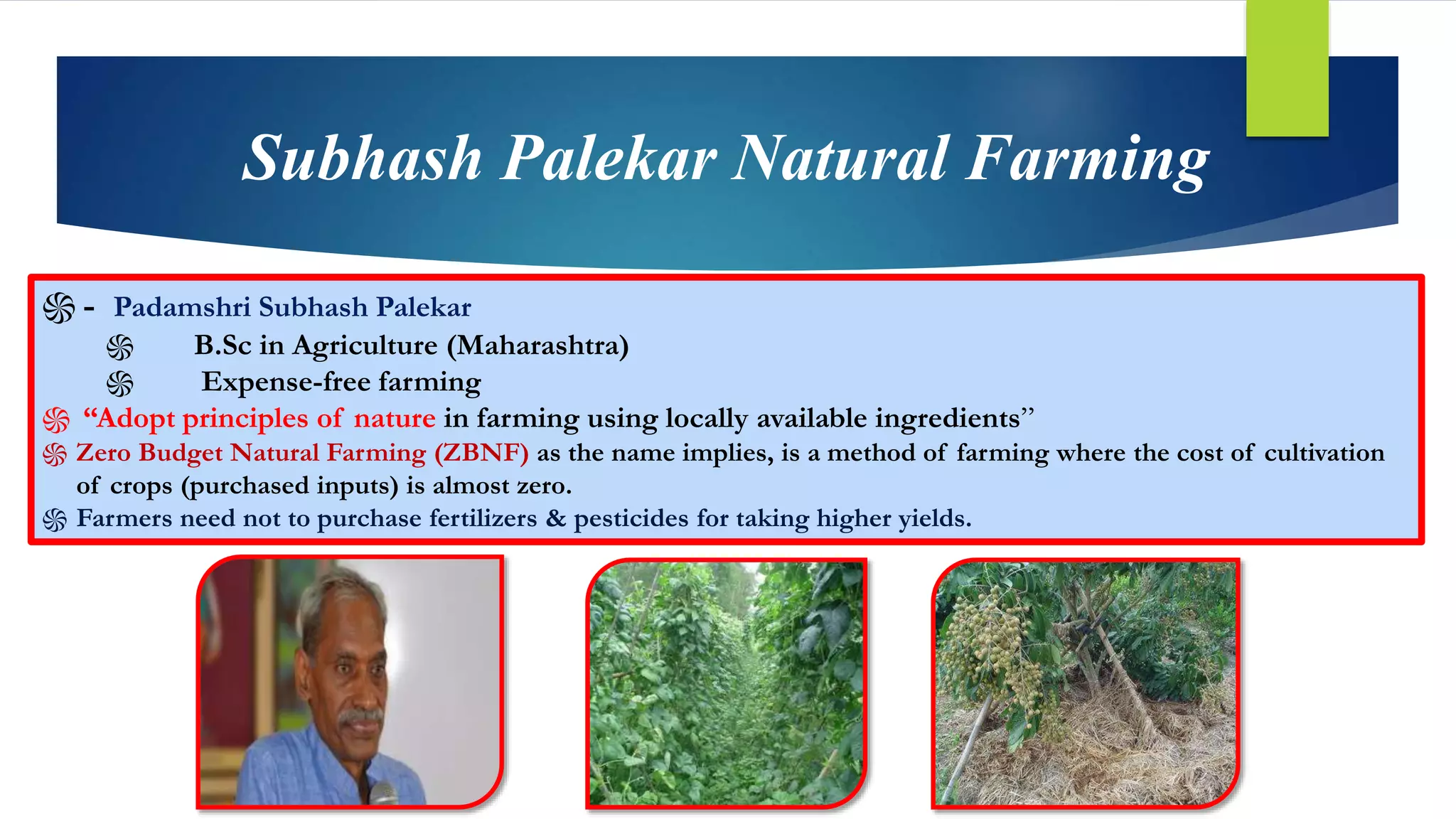Scope of organic and natural farming of vegetable crops under protected ...
