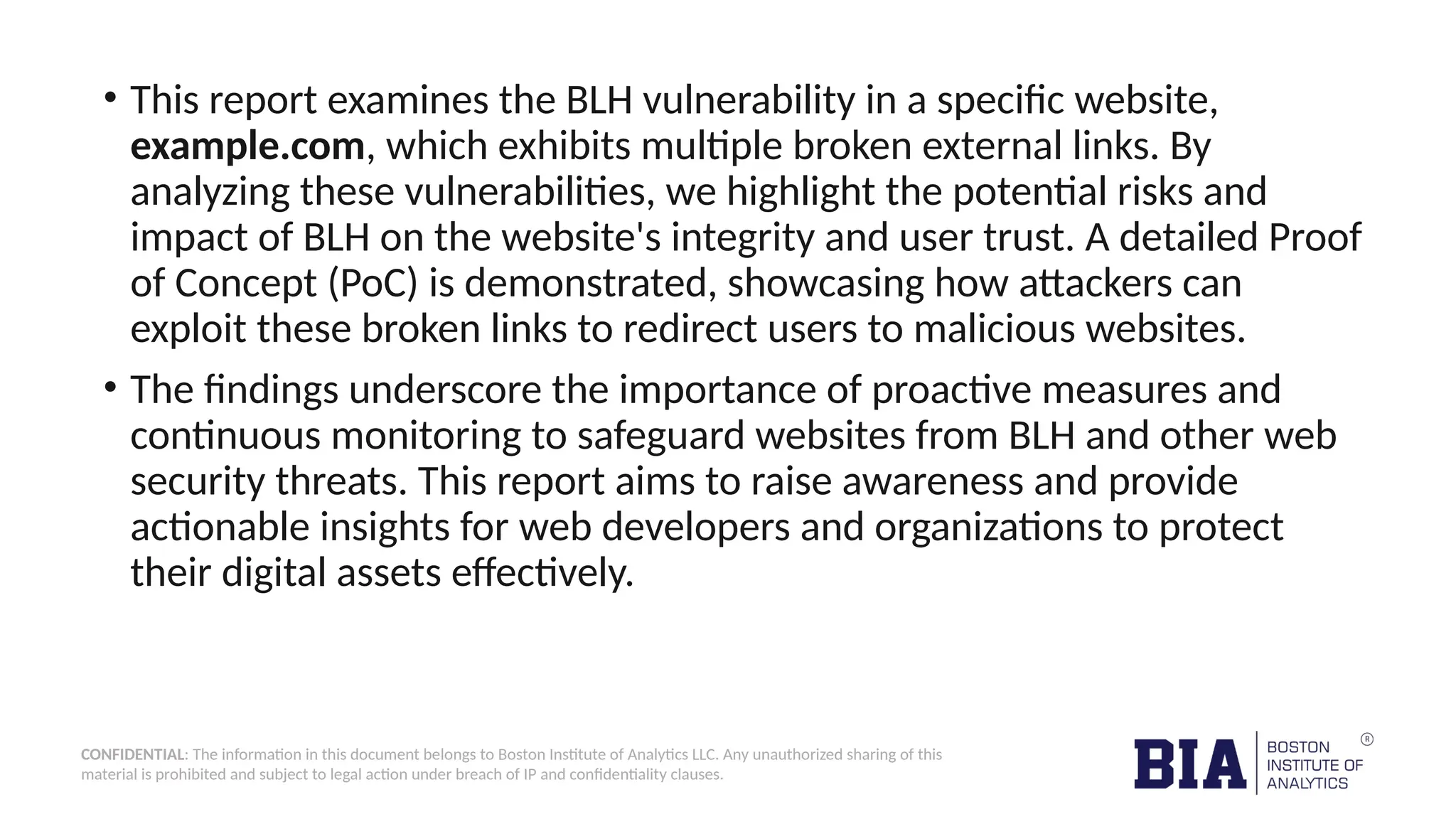 Understanding and Mitigating Broken Link Hijacking Vulnerabilities | PPTX Understanding and Mitigating Broken Link Hijacking Vulnerabilities | PPTX