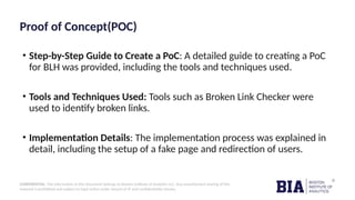 Understanding and Mitigating Broken Link Hijacking Vulnerabilities | PPTX