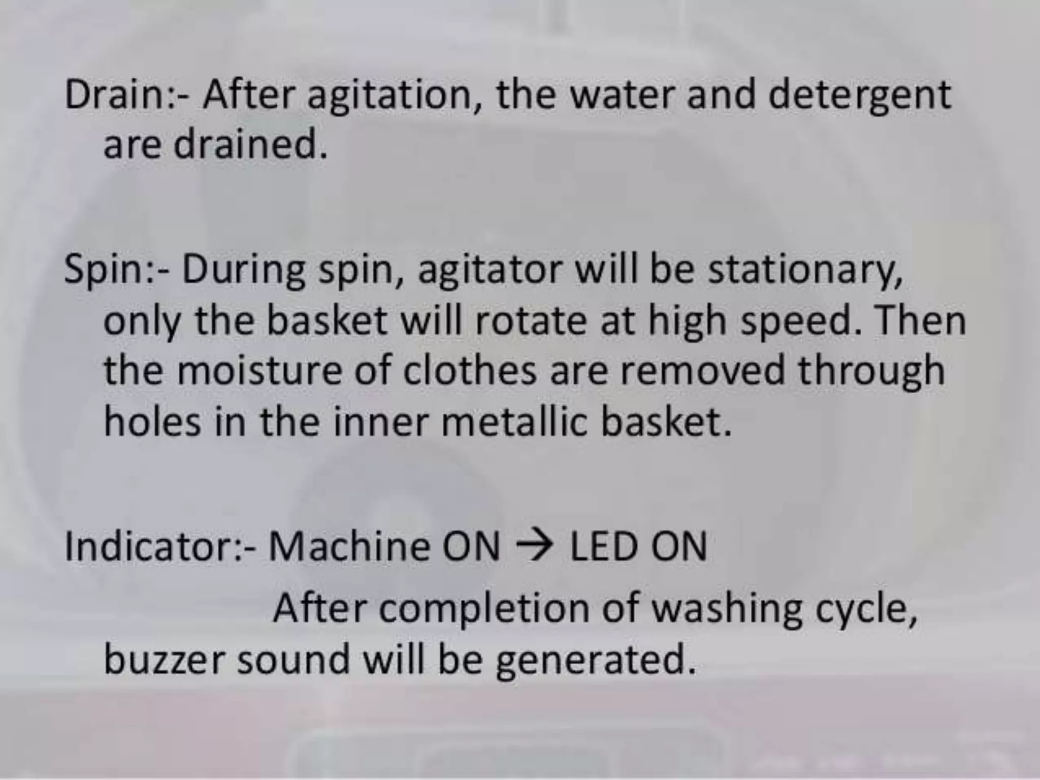 Manish1 washing machine control | PPTX