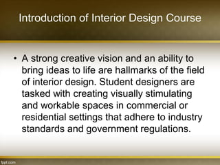 MDH Institute's Interior Designing Course | PDF | Secondary Education ...