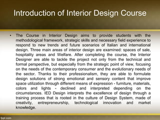 MDH Institute's Interior Designing Course | PDF