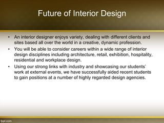 MDH Institute's Interior Designing Course | PDF