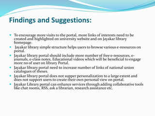 Library Portal an Effective Tool for Extension of Education: A Study of ...
