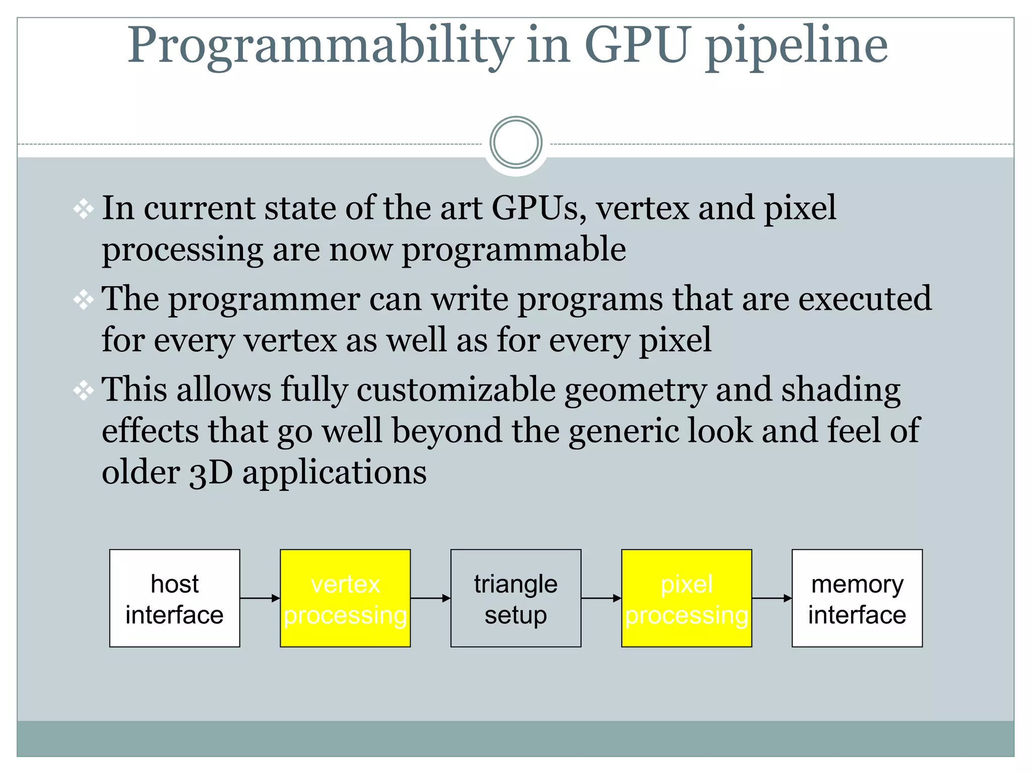 graphics processing unit ppt | PPTX