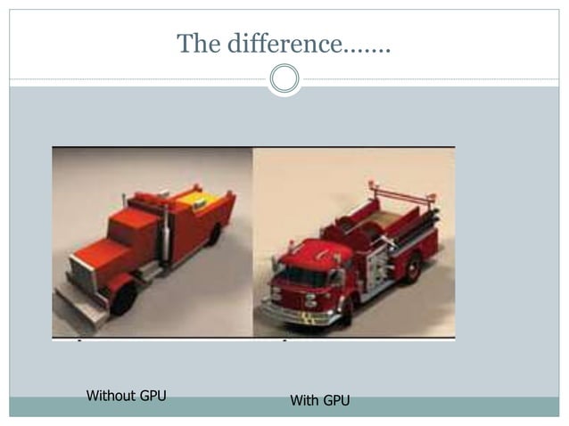 graphics processing unit ppt | PPTX