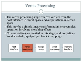 graphics processing unit ppt | PPTX
