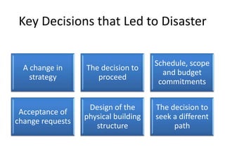 Project management failure case study | PPTX