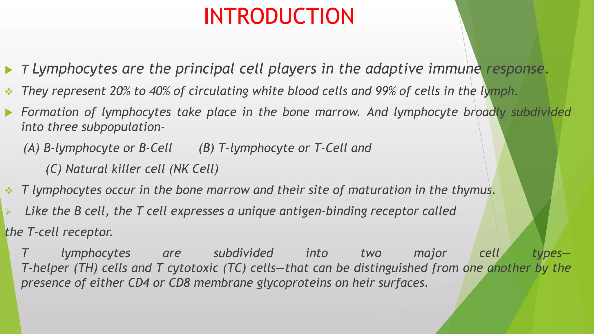 Manisha t cell | PPTX