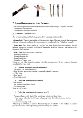 BHEL TRAINING REPORT IN TELECOMMUNICATION | DOC