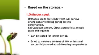 Seed and it's types | PPTX
