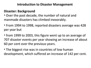 disaster management pgs 506 for pg student | PPT