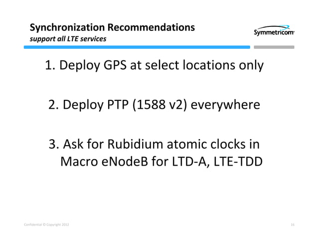 Synchronization Architecture For 3g And 4g Networks Ppt 8511