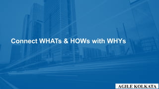 Agile Kolkata 13-14 Sep 2024 | Connect WHATs & HOWs with WHYs by Manish ...