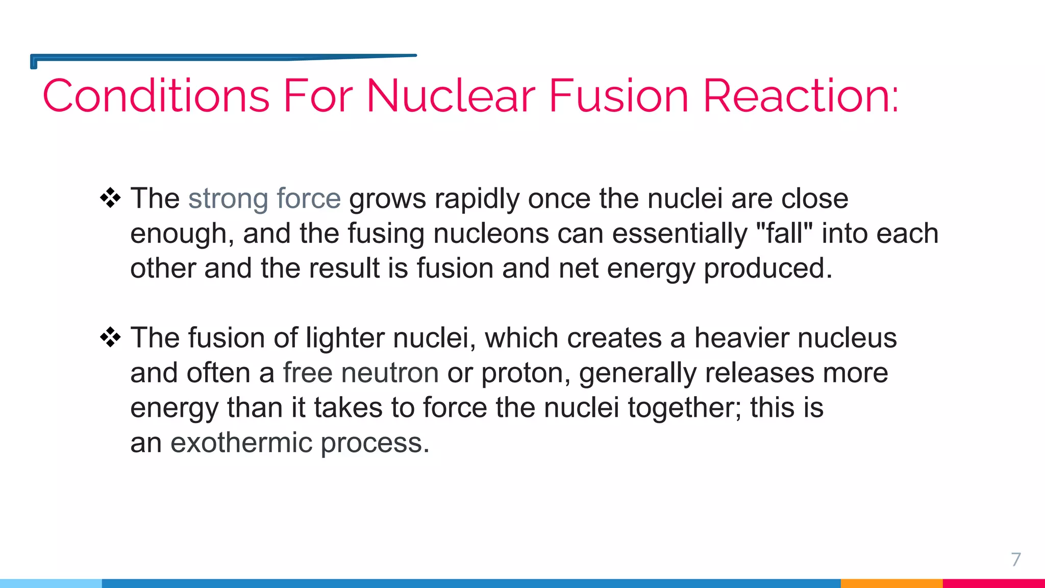 Nuclear Fusion presentation | PPTX