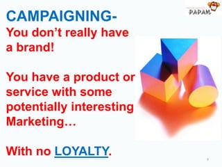 Manish Pathak, Brand Building | PPT