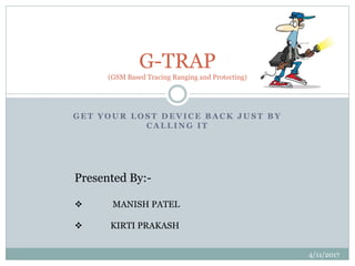 G-TRAP | PPT