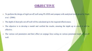 cut-off wall | PPTX | Civil Engineering Industry | Industries