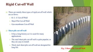 cut-off wall | PPTX | Civil Engineering Industry | Industries