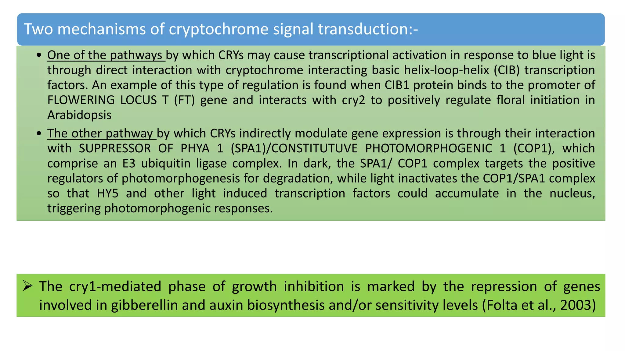 Emerging Roles and New Paradigms in Signaling Mechanisms of Plant ...
