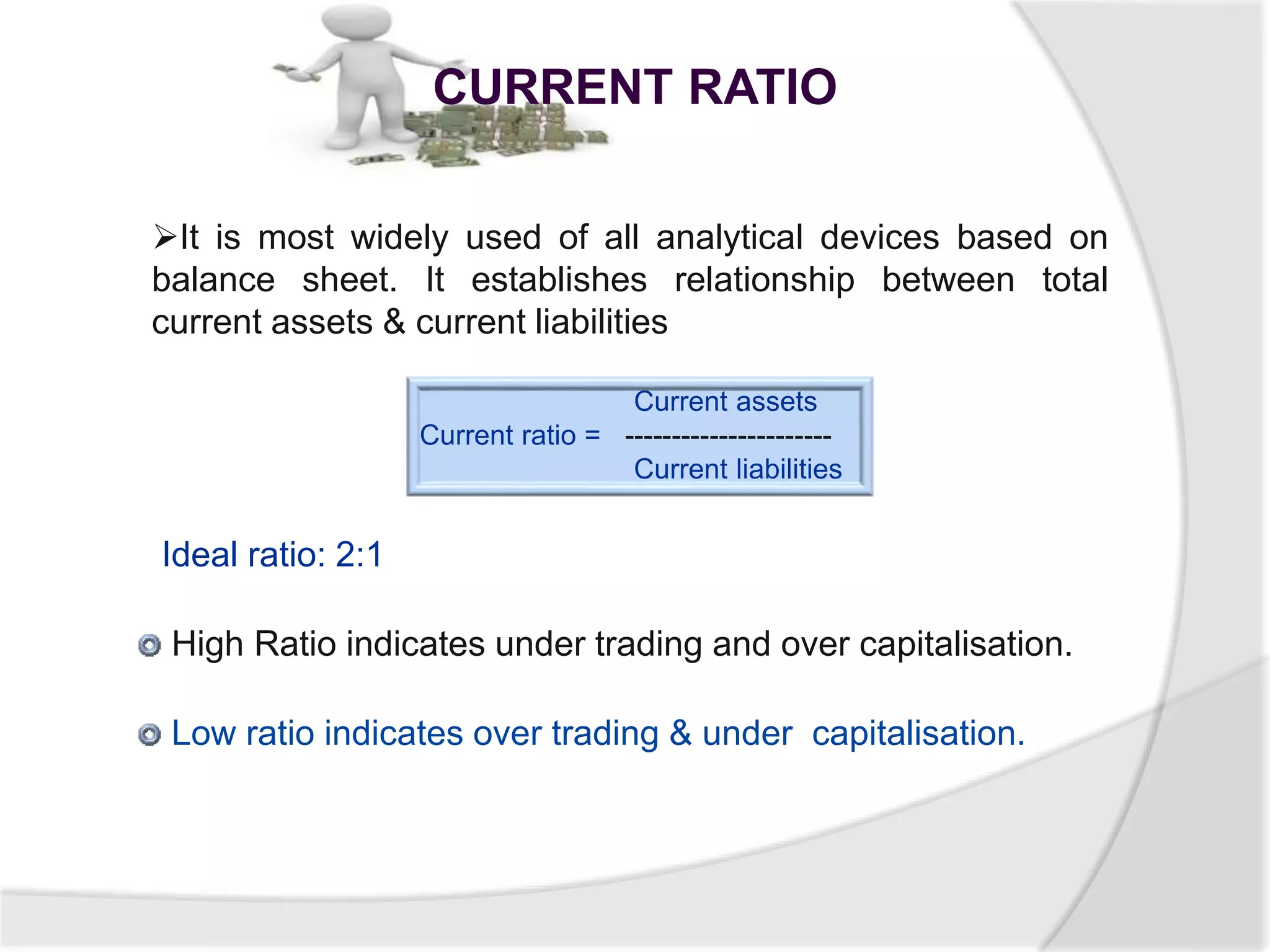 RATIO ANALYSIS training report | PPTX