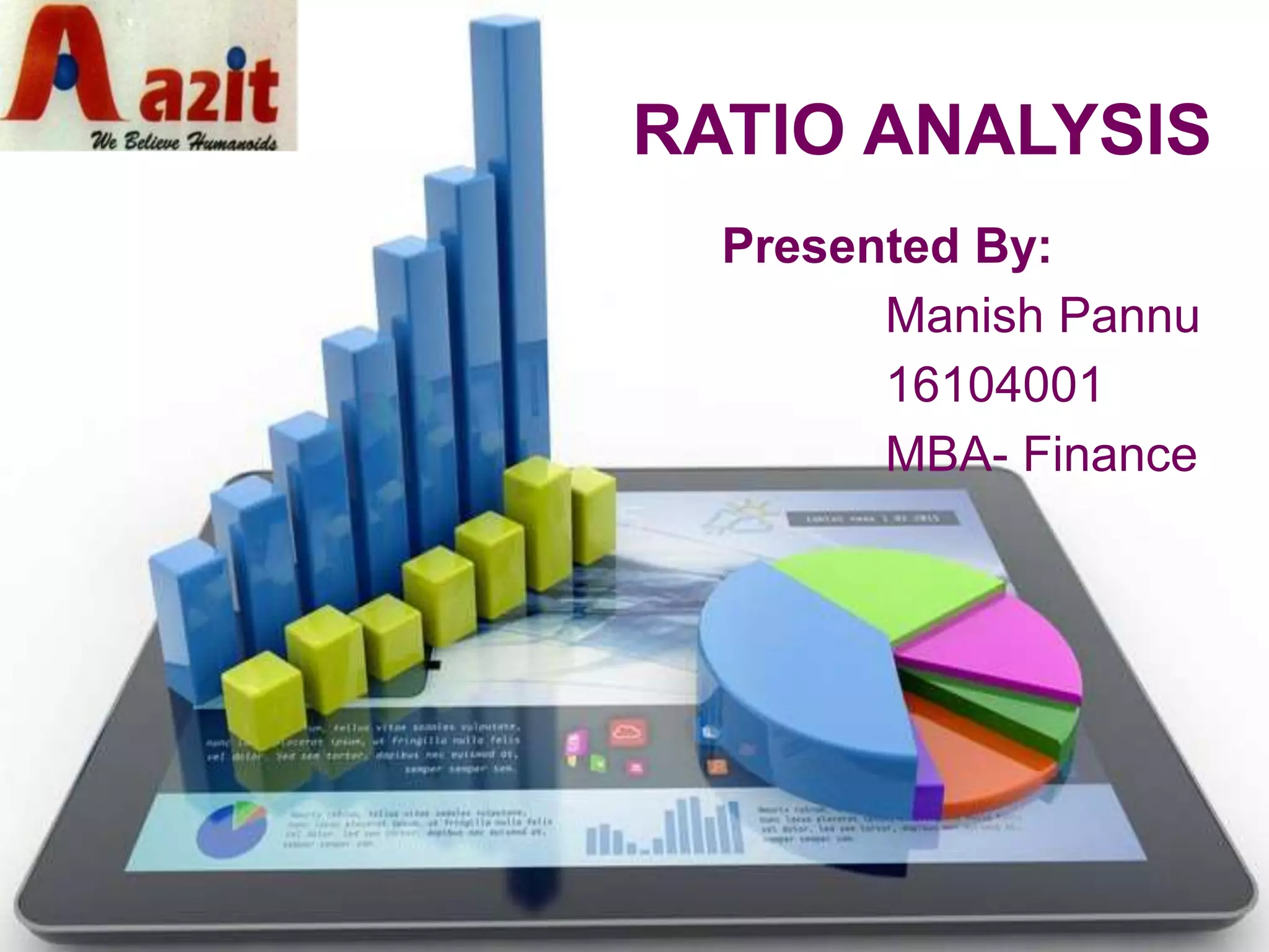 RATIO ANALYSIS training report | PPTX