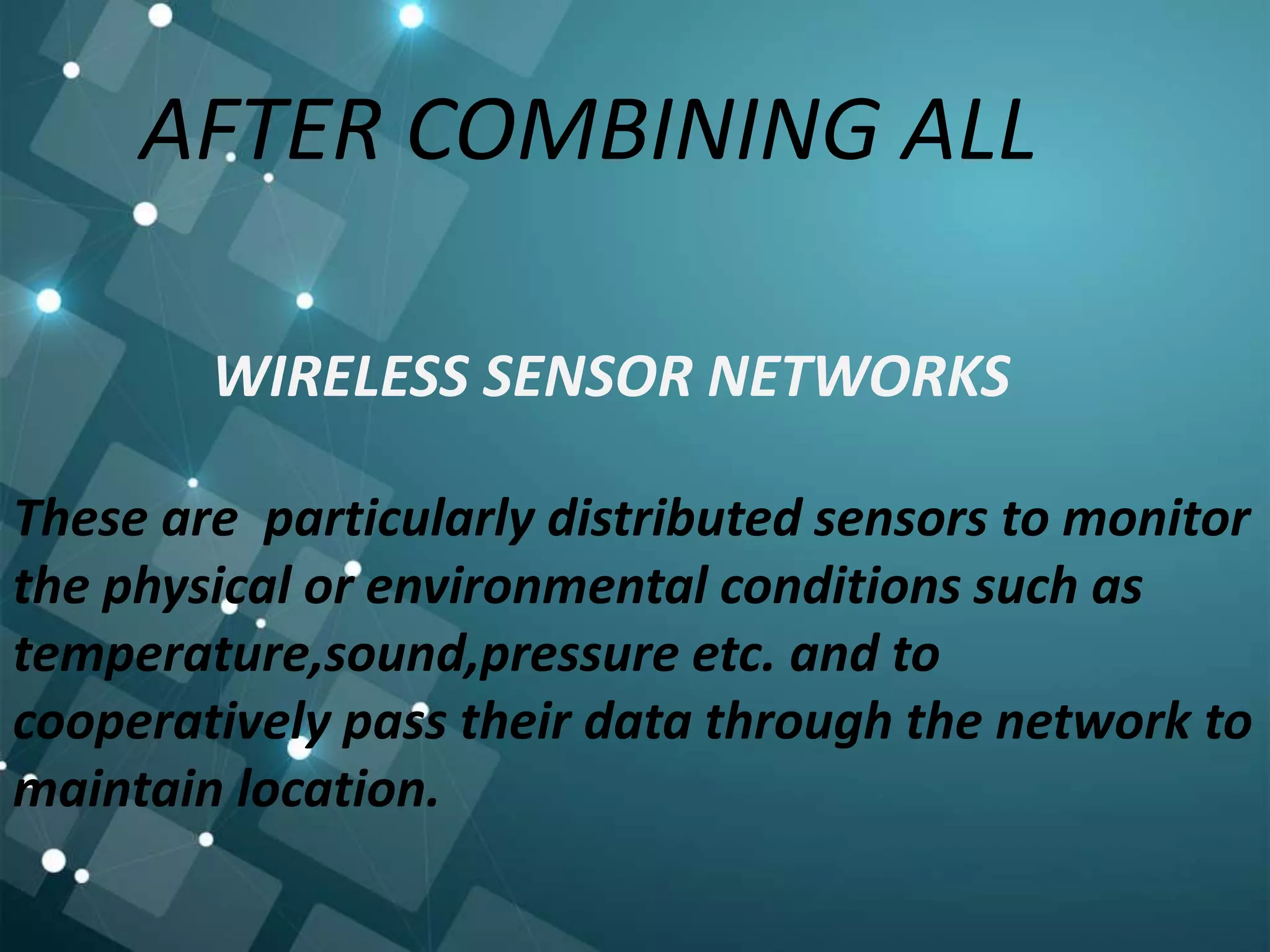 introduction to wireless sensor network | PPT