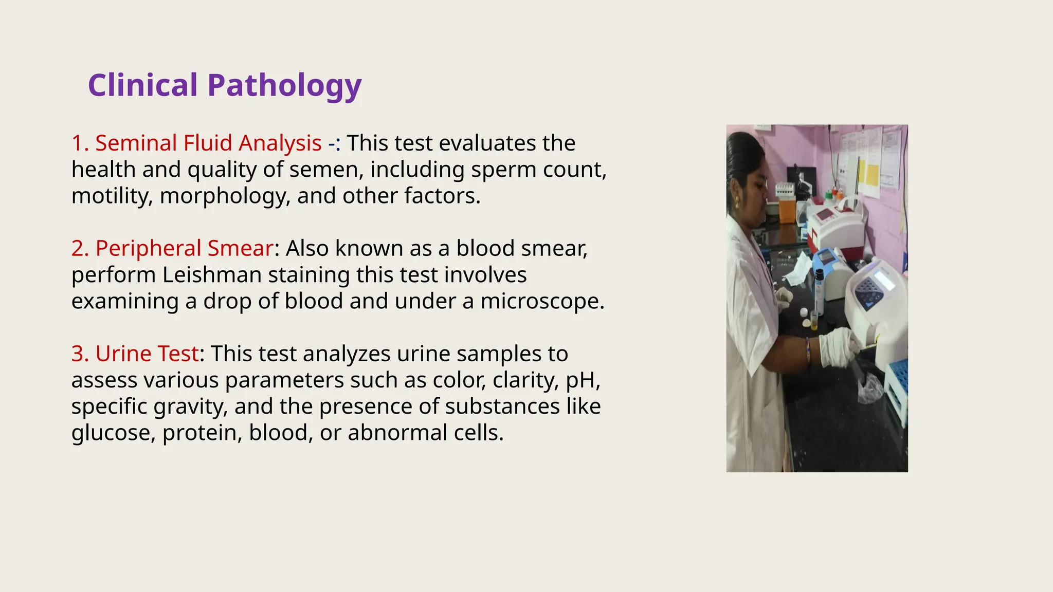 Medical diagnostics and laboratory for 3 months internship ppt | PPTX