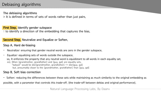 Man is to computer programmer as woman is to homemaker debiasing word embeddings | PPT