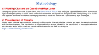 Identification of flood affected roads using topographical data | PPTX