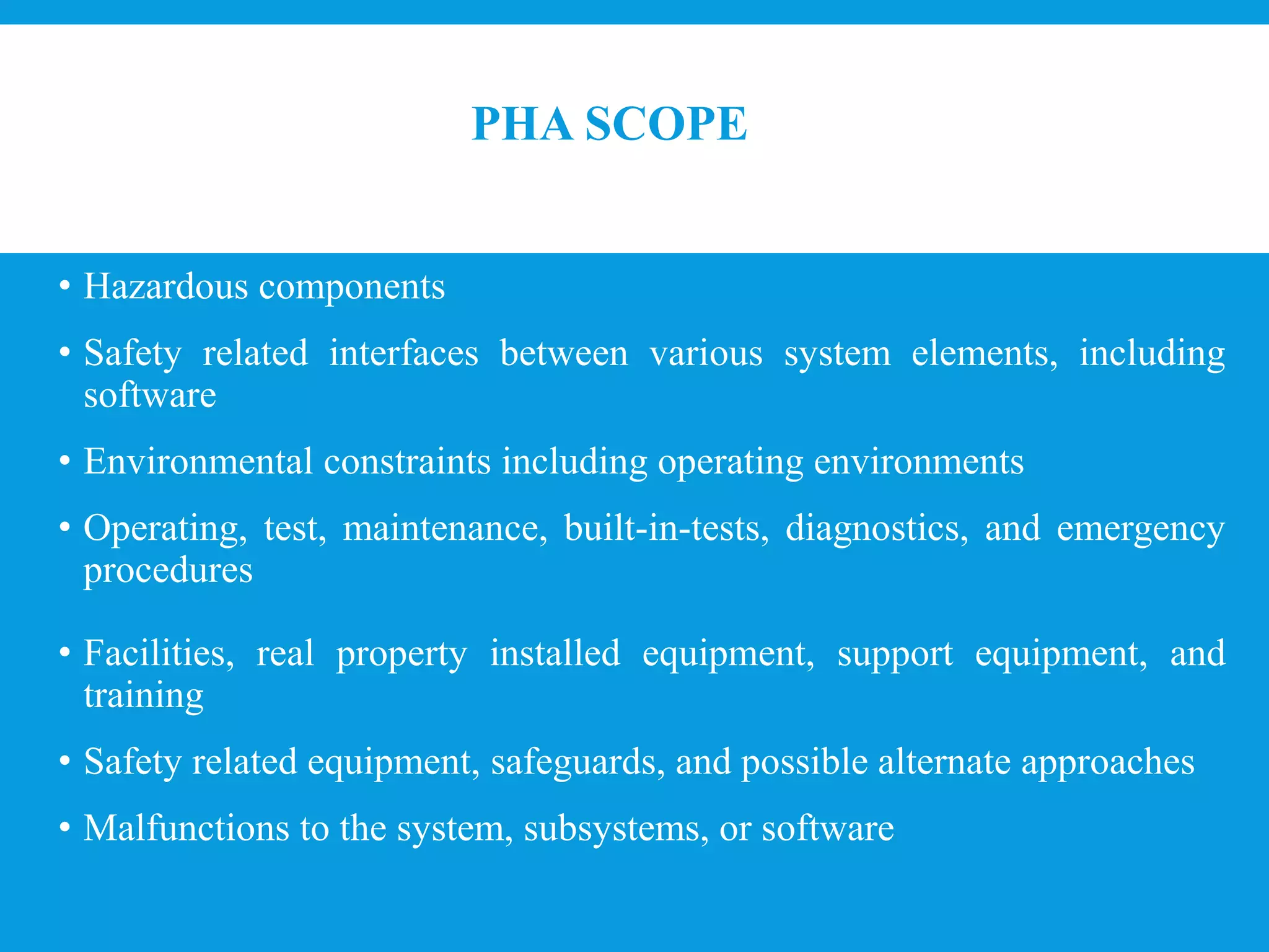 Preliminary Hazard Analysis | PPTX
