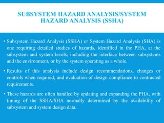 Preliminary Hazard Analysis | PPTX