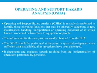 Preliminary Hazard Analysis | PPTX