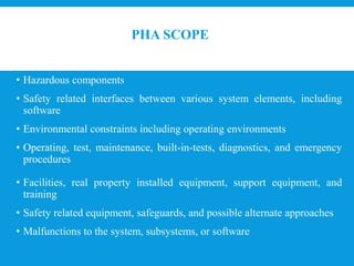 Preliminary Hazard Analysis | PPTX