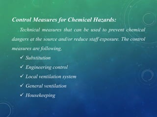 Chemical Hazards | PPTX