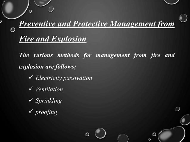 Fire and Explosion | PPT