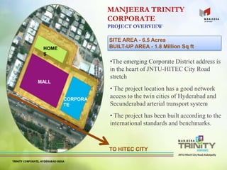 MANJEERA TRINITY CORPORATE PRESENTATION | PPSX