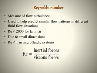 Microfluidics and Nanofluidics | PPTX
