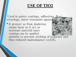 application of nanotechnology in civil engineering | PPTX