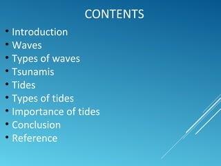 waves and tides | PPT