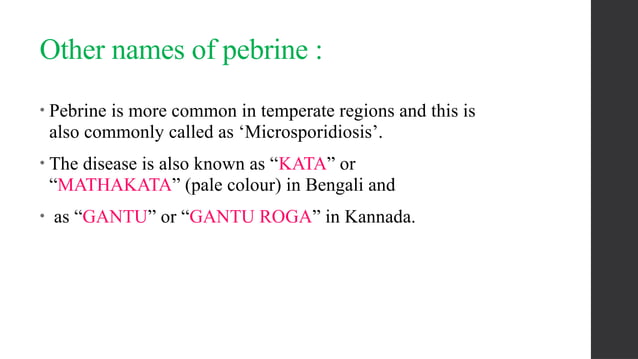 Pebrine disease in silkworm. Mulberry crop | PPTX | Infectious Diseases ...