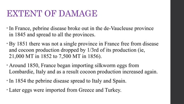 Pebrine disease in silkworm. Mulberry crop | PPTX | Infectious Diseases ...