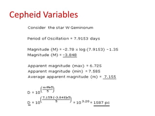 Distance Measurements Using Standard Candles | PPTX