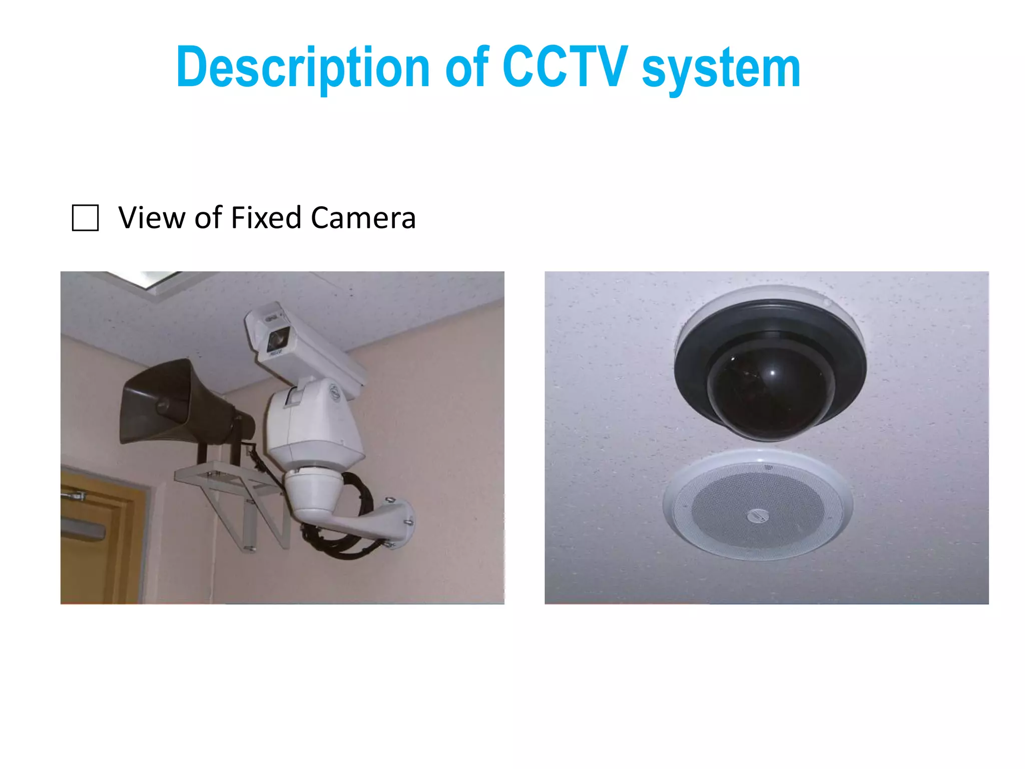 CCTV System - Close circuit television System - UCJ | PPTX | Cameras ...