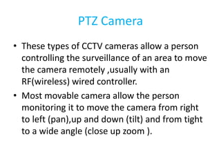 CCTV System - Close circuit television System - UCJ | PPTX